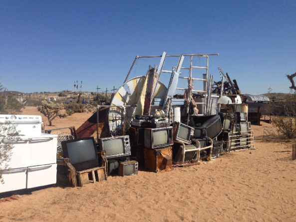Exploring the Quirky Public Art in Joshua Tree, California – Taken by ...